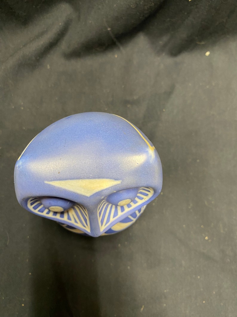 Vintage Pablo Blue & White Owl - Etsy