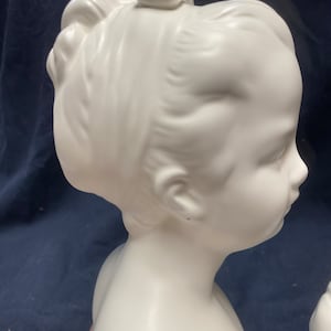 Vintage Head Bust Set of Two - Etsy