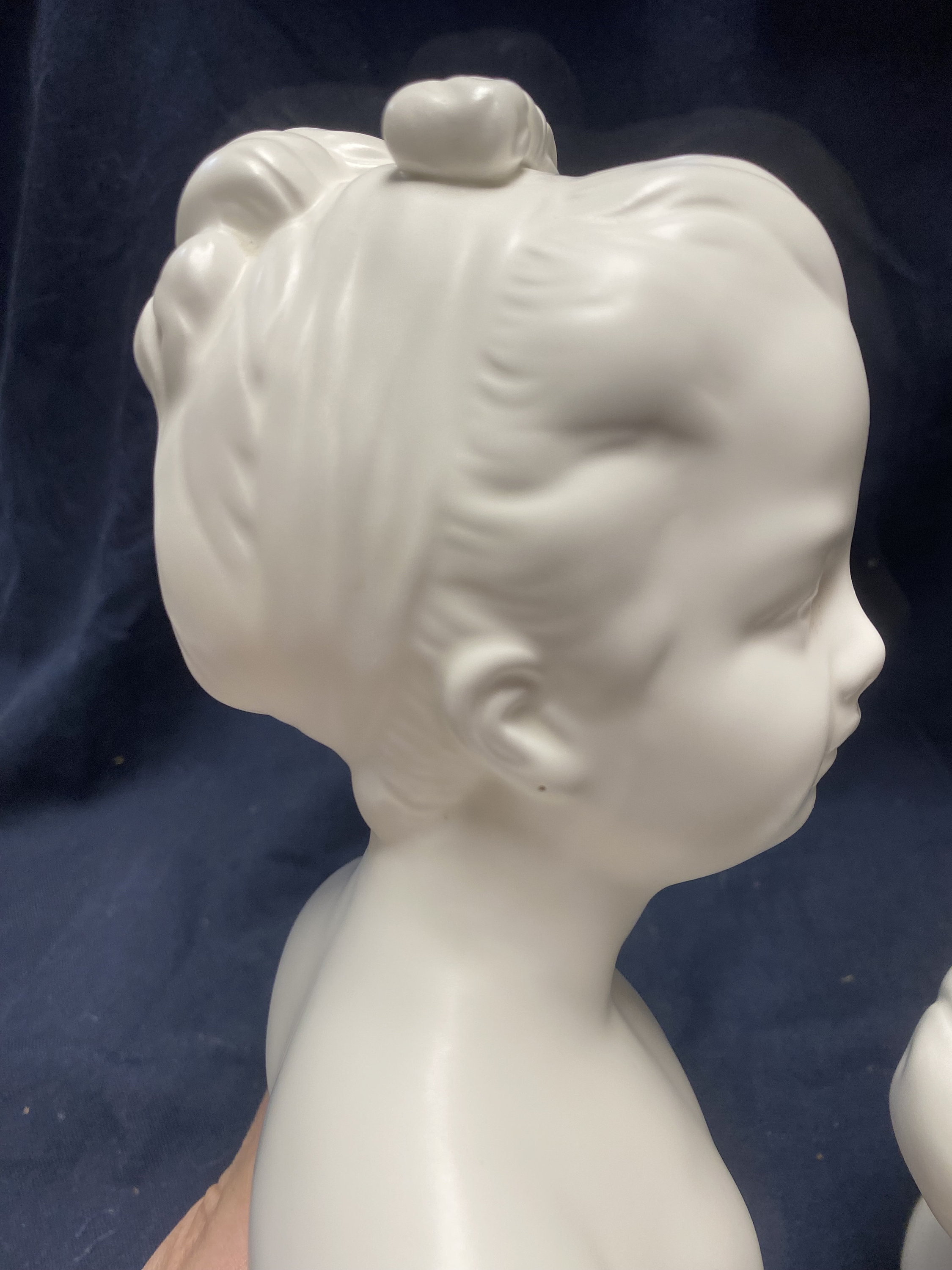 Vintage Head Bust Set of Two - Etsy