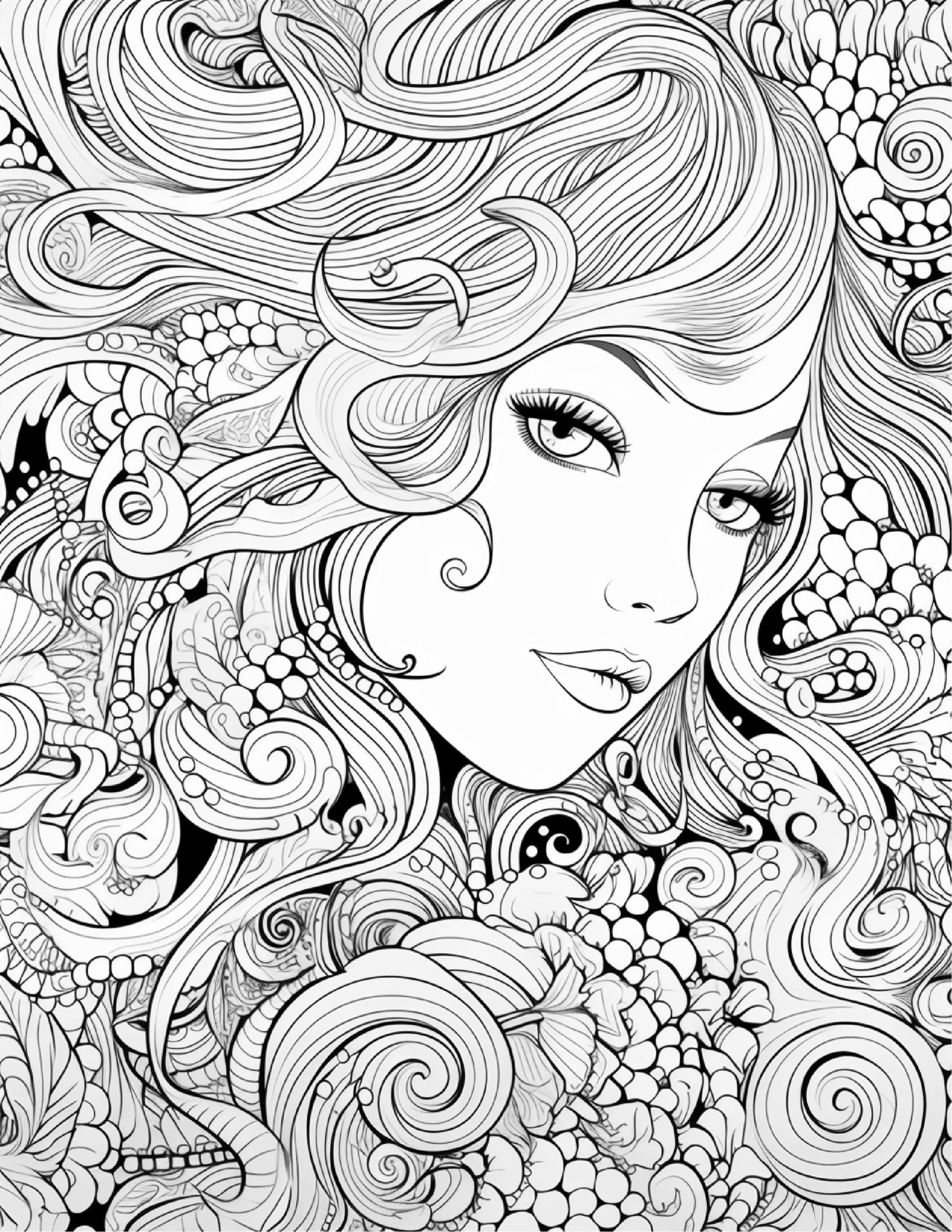 Adult Coloring Book for Stress Relief and Mindfulness 1 | 22 Unique and ...