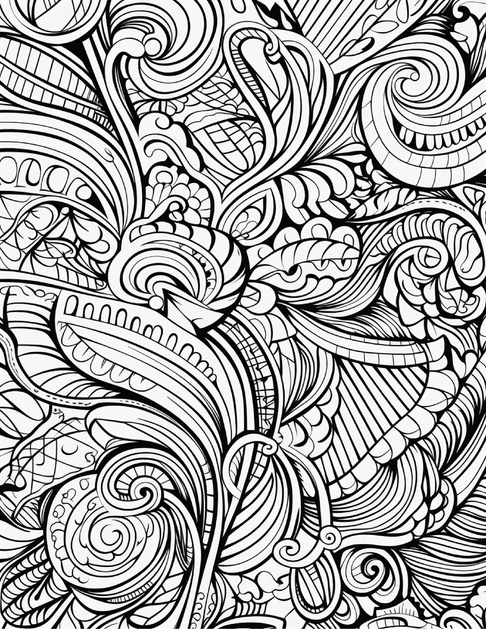 Adult Coloring Book for Stress Relief and Mindfulness 1 | 22 Unique and ...