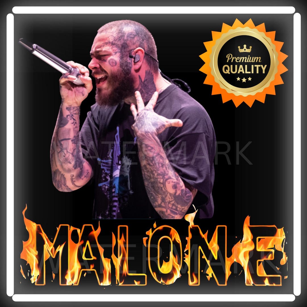 Cowboy Post Malone PNG, Posty Rap Png, Malone Music the Album Png, Post ...