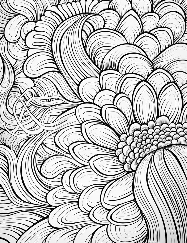 Adult Coloring Book for Stress Relief and Mindfulness 2 | 22 Unique and ...