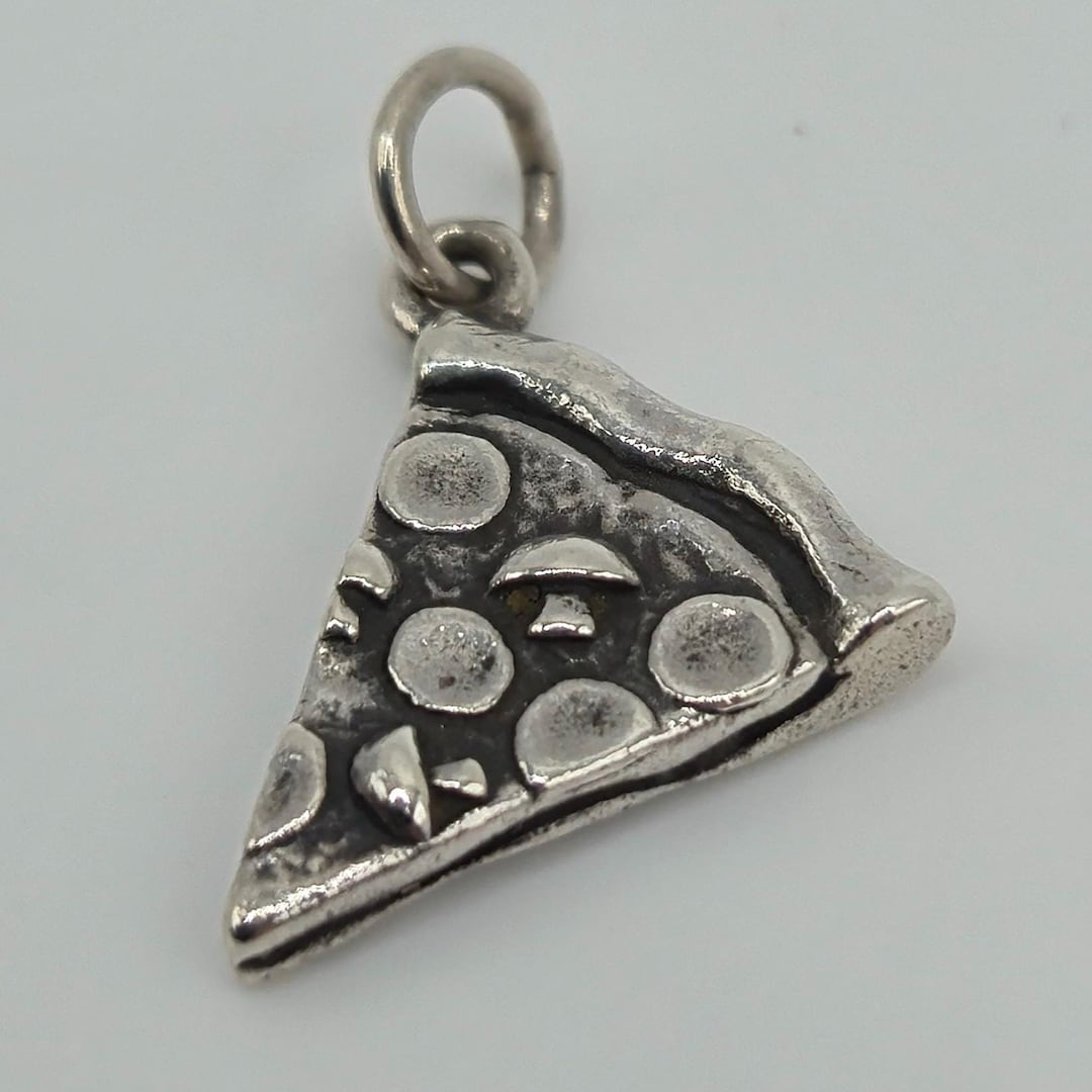 James Avery Pizza Slice Charm 925 Sterling Silver - Etsy
