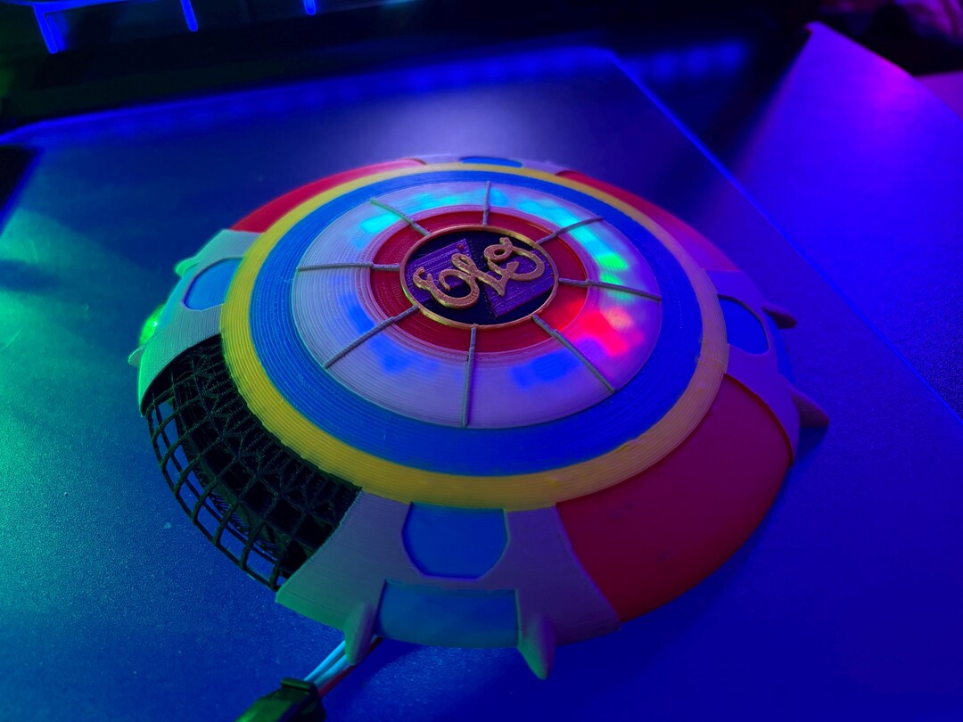 Out of the Blue Spaceship With Leds - ELO Mr Blue Sky Electric Light ...