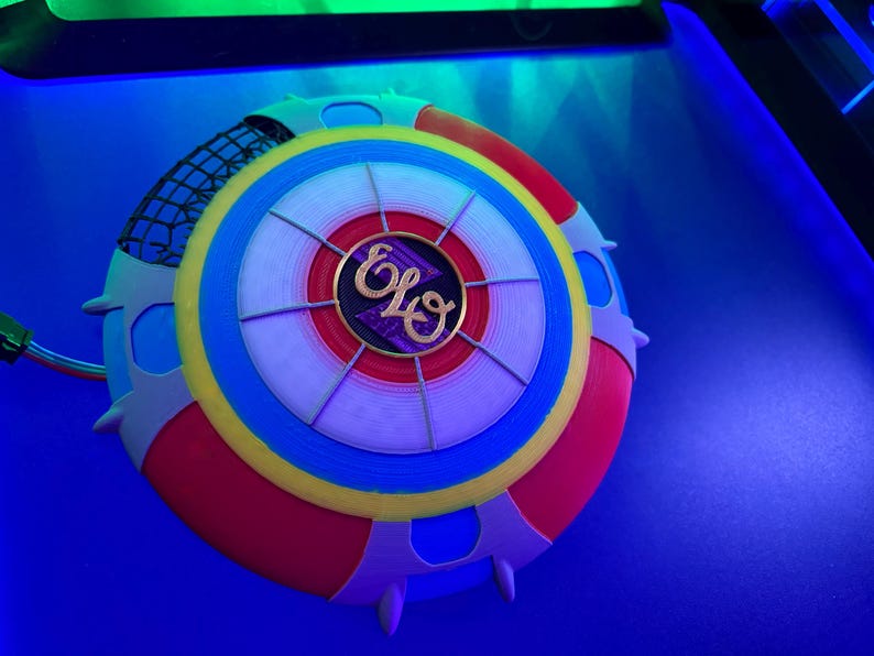 Out of the Blue Spaceship With Leds - ELO Mr Blue Sky Electric Light ...