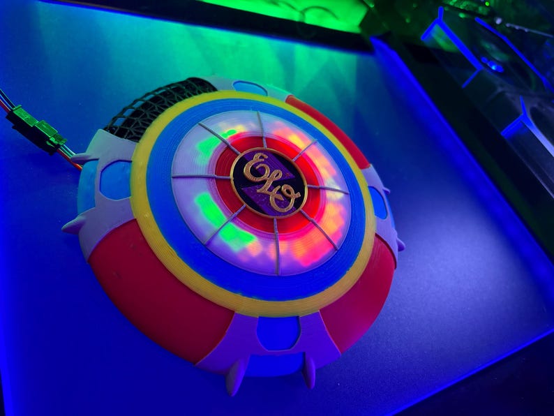 Out of the Blue Spaceship With Leds - ELO Mr Blue Sky Electric Light ...