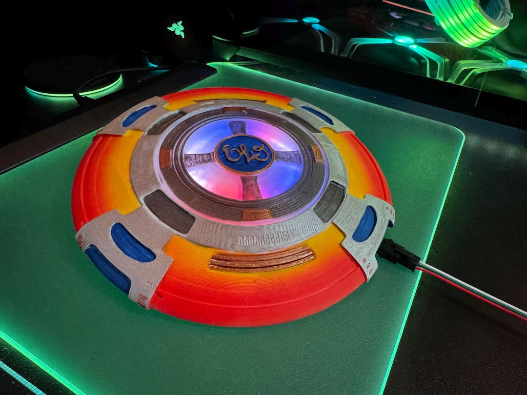 Electric Light Orchestra Spaceship Model With LED Lights - Out of the Blue ELO - Etsy