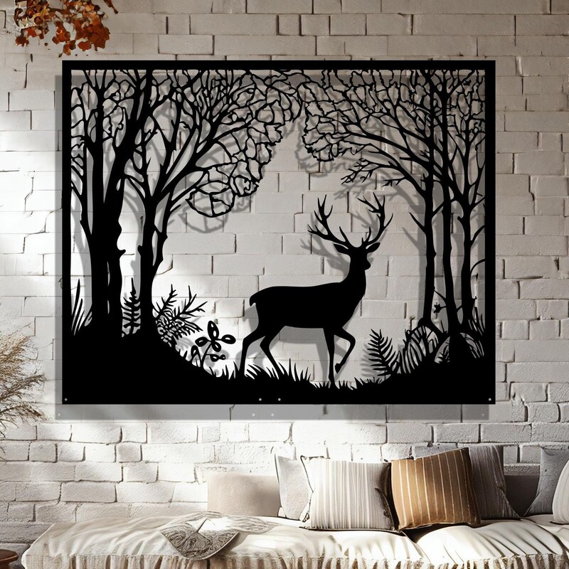 Deer Wall Mirror - Etsy