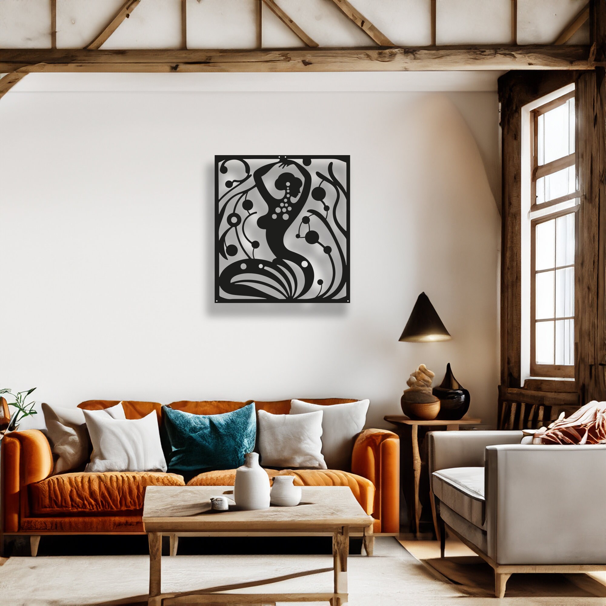 Bohemian Style Belly Dancer Room Accent, Wall Hanging Decoration ...