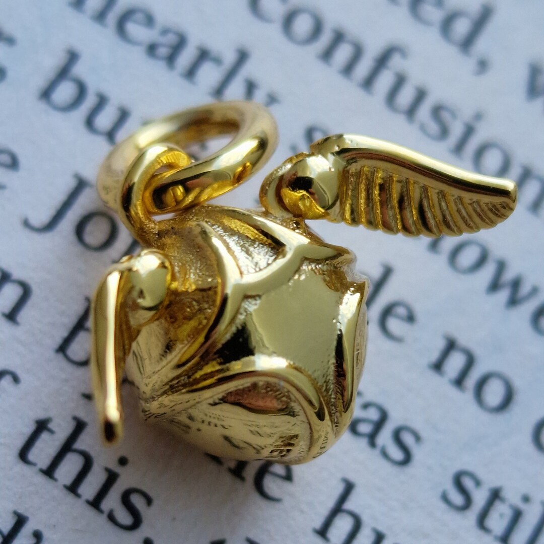 Harry Potter Golden Snitch Inspired Dangle Charm / Pendant S925 ...