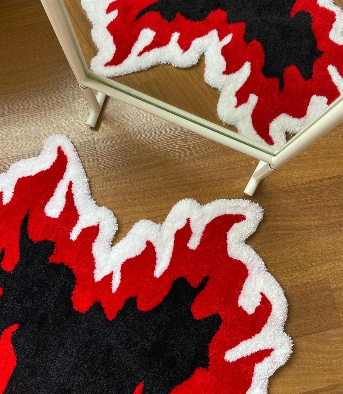 Heart Tufted Rug Custom Rug, Handmade Rug, Fluffy & Soft, Housewarming ...