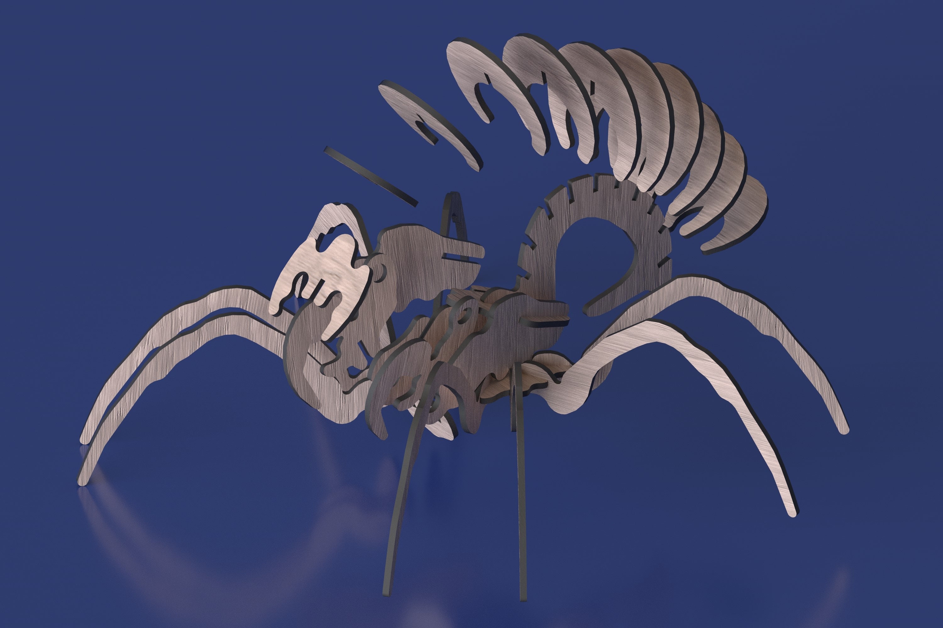 3D Spider Laser Cut Files, Black Widow Svg Dxf Cdr Pdf Vector Plans for ...