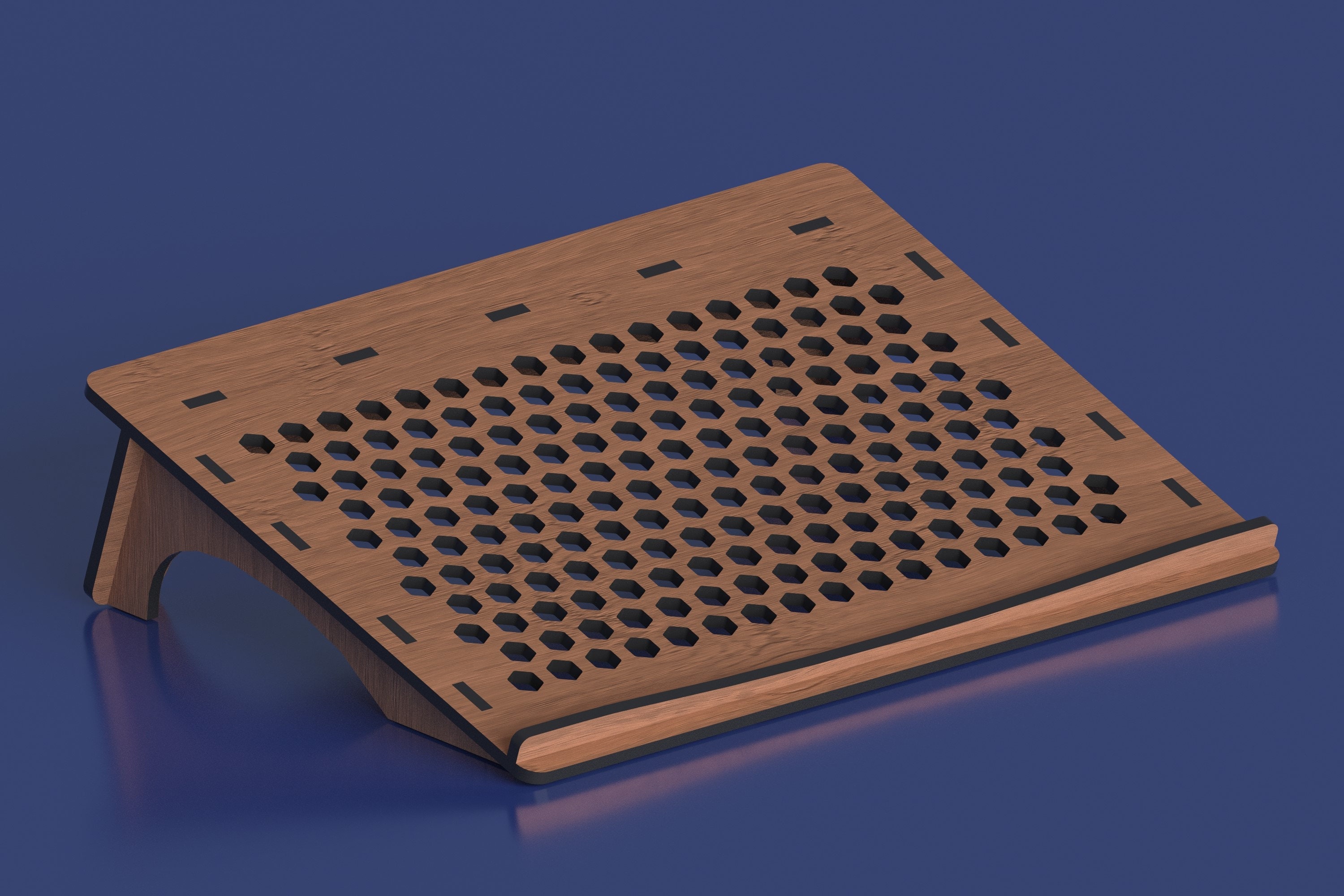 Laptop Stand Laser Cut File, Notebook Stand Svg Wooden Laser Cutting ...