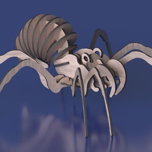 3D Spider Laser Cut Files, Black Widow Svg Dxf Cdr Pdf Vector Plans for ...