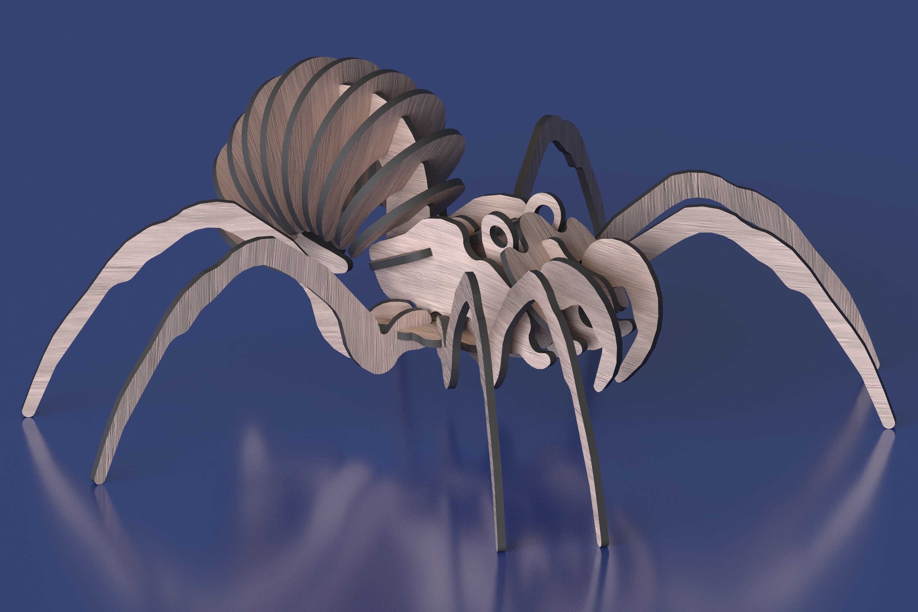 3D Spider Laser Cut Files, Black Widow Svg Dxf Cdr Pdf Vector Plans for ...