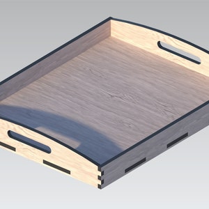 Breakfast Tray, Laser Cut File Svg Dxf Cdr Pdf, Vector Plan for Cnc ...