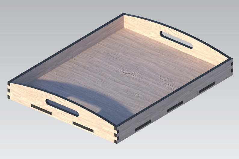 Breakfast Tray, Laser Cut File Svg Dxf Cdr Pdf, Vector Plan for Cnc ...