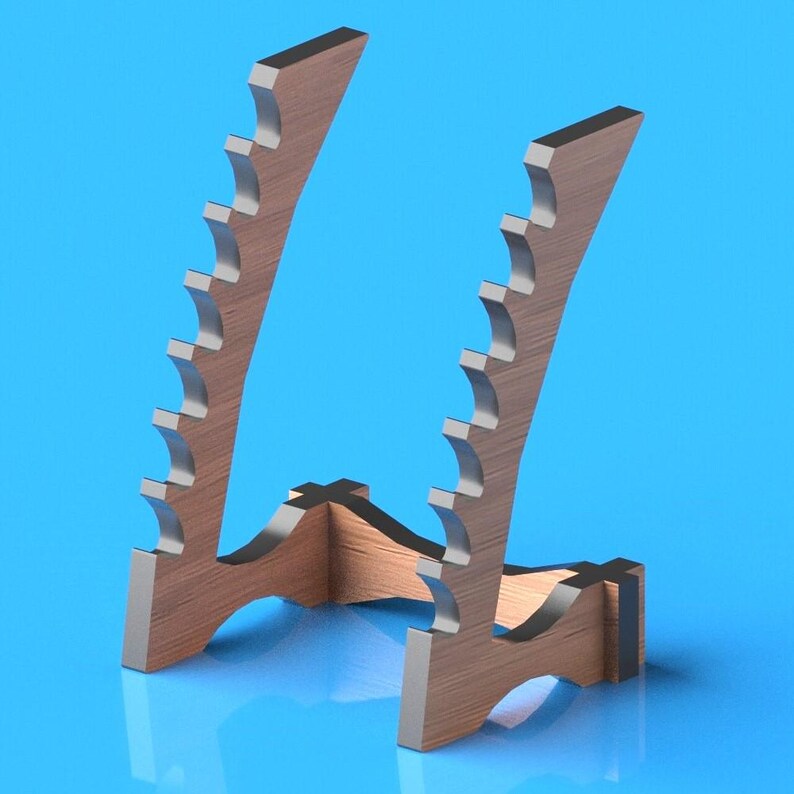 Brush Stand KATANA-KAKE – Laser Cut File, Wooden Organizer for Pens or ...