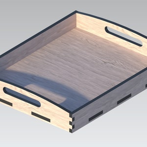 Breakfast Tray, Laser Cut File Svg Dxf Cdr Pdf, Vector Plan for Cnc ...