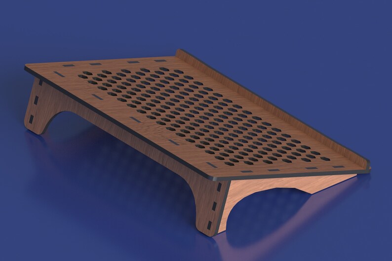 Laptop Stand Laser Cut File, Notebook Stand Svg Wooden Laser Cutting ...