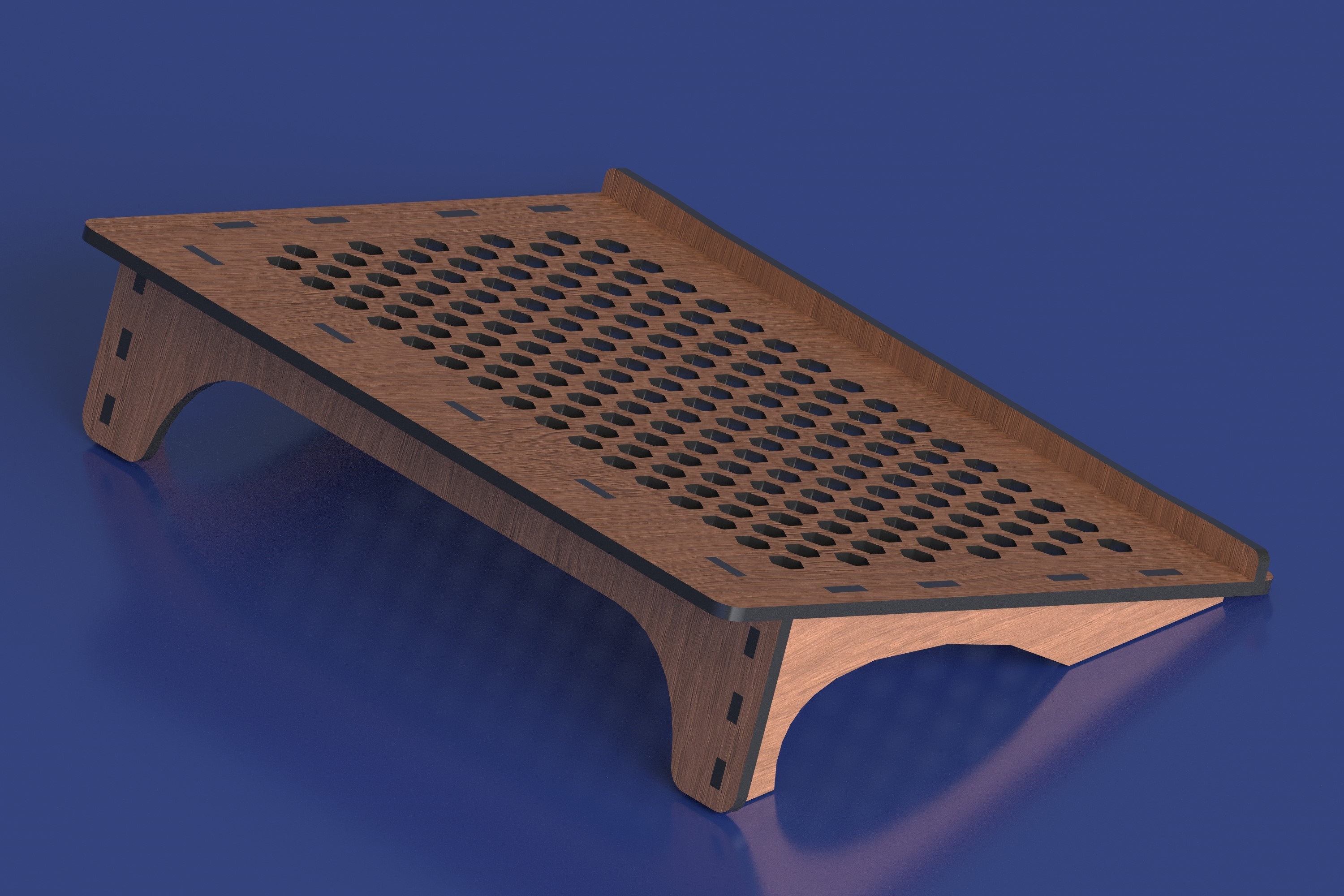 Laptop Stand Laser Cut File, Notebook Stand Svg Wooden Laser Cutting ...