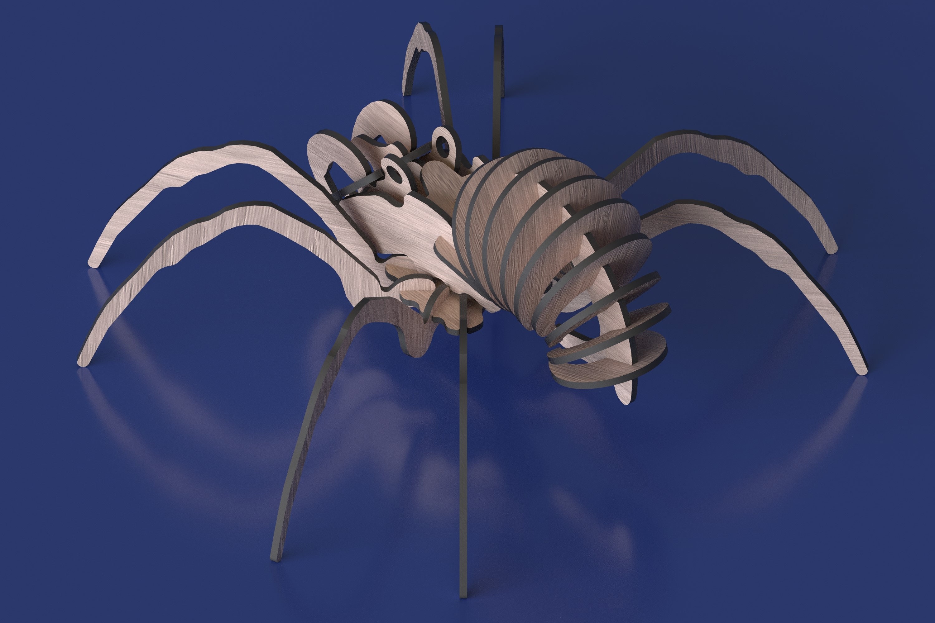 3D Spider Laser Cut Files, Black Widow Svg Dxf Cdr Pdf Vector Plans for ...