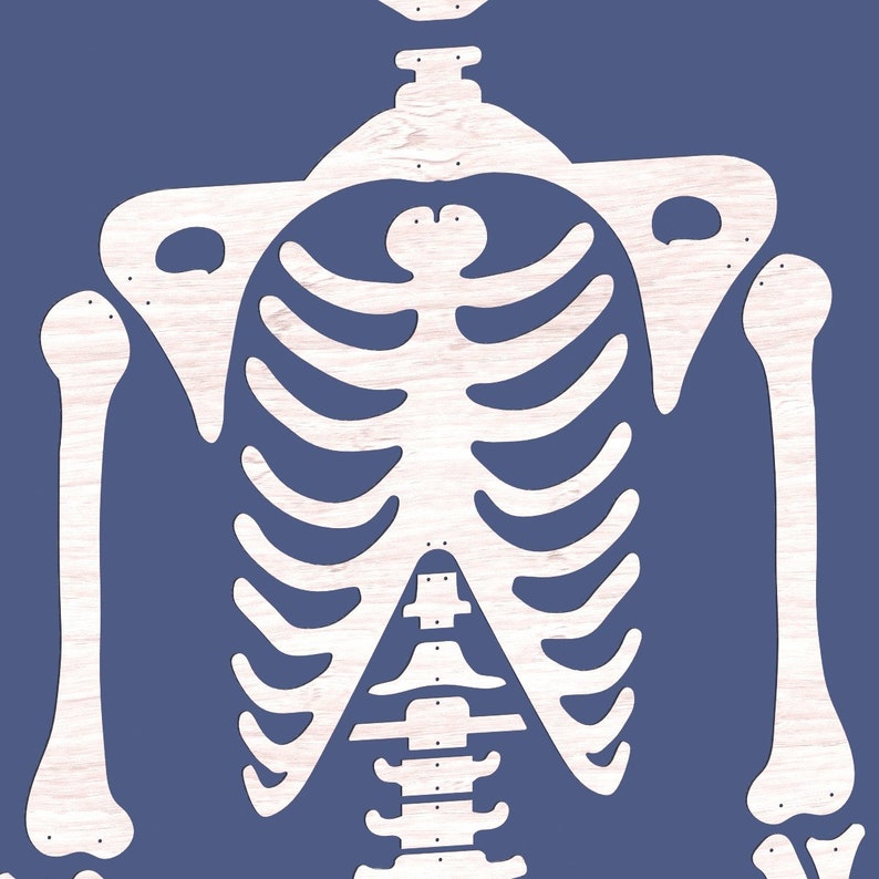 Halloween Skeleton Laser Cut Files, Svg Wooden Vector Files for Laser ...