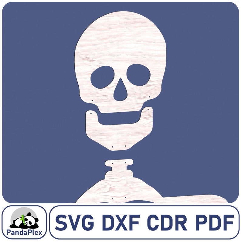 Halloween Skeleton Laser Cut Files, Svg Wooden Vector Files for Laser Cutting, Dxf Engraving ...