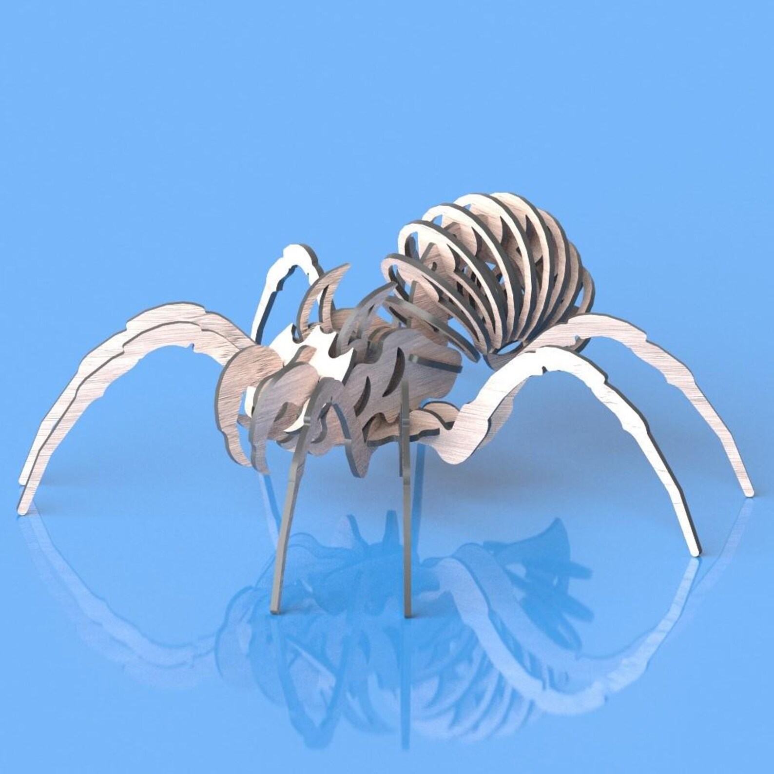 3D Designer Spider Puzzle – Laser Cut Files SVG DXF Cdr Pdf for CNC ...