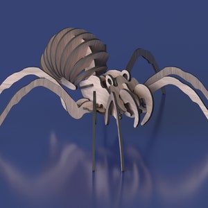 3D Spider Laser Cut Files, Black Widow Svg Dxf Cdr Pdf Vector Plans for ...