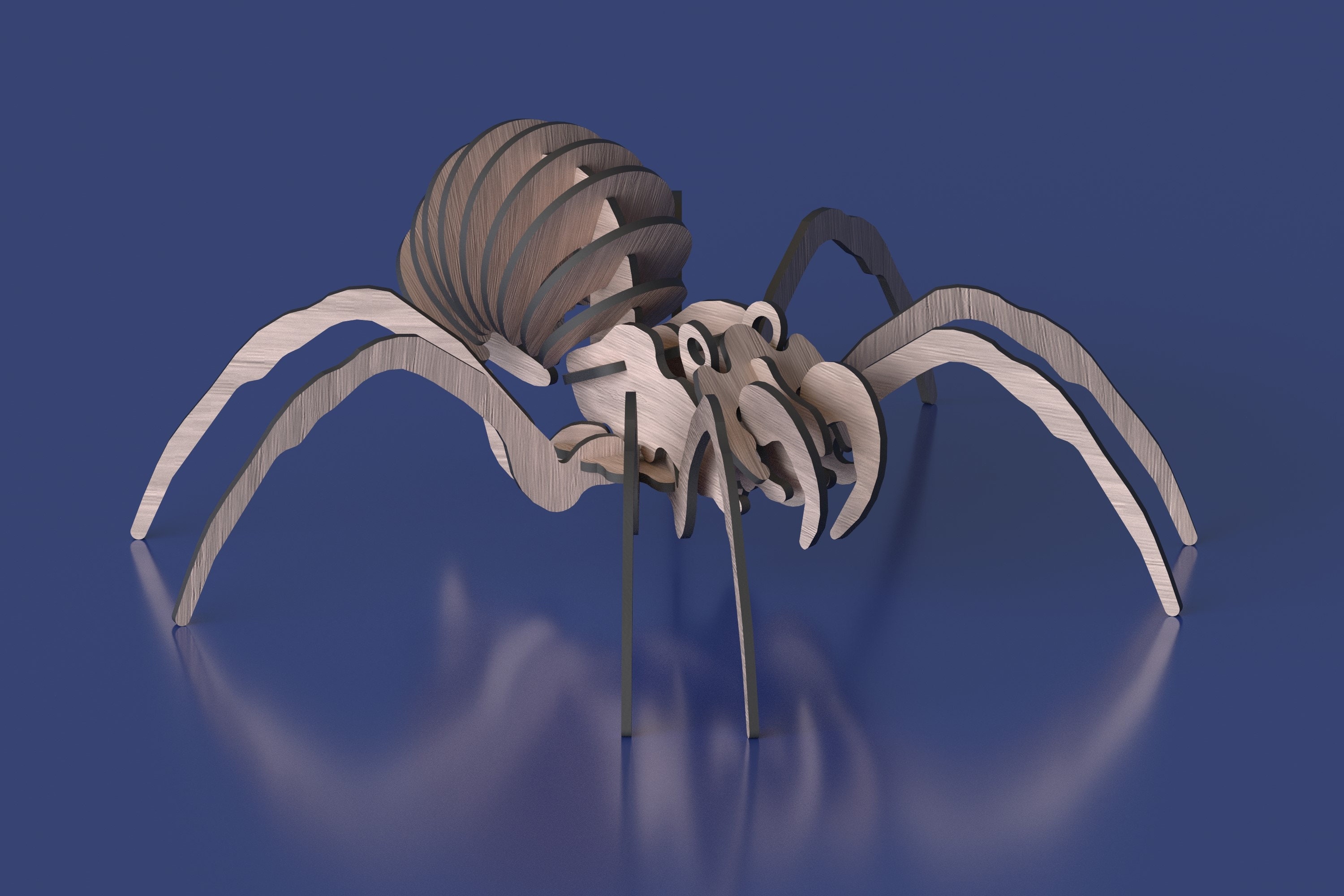 3D Spider Laser Cut Files, Black Widow Svg Dxf Cdr Pdf Vector Plans for ...