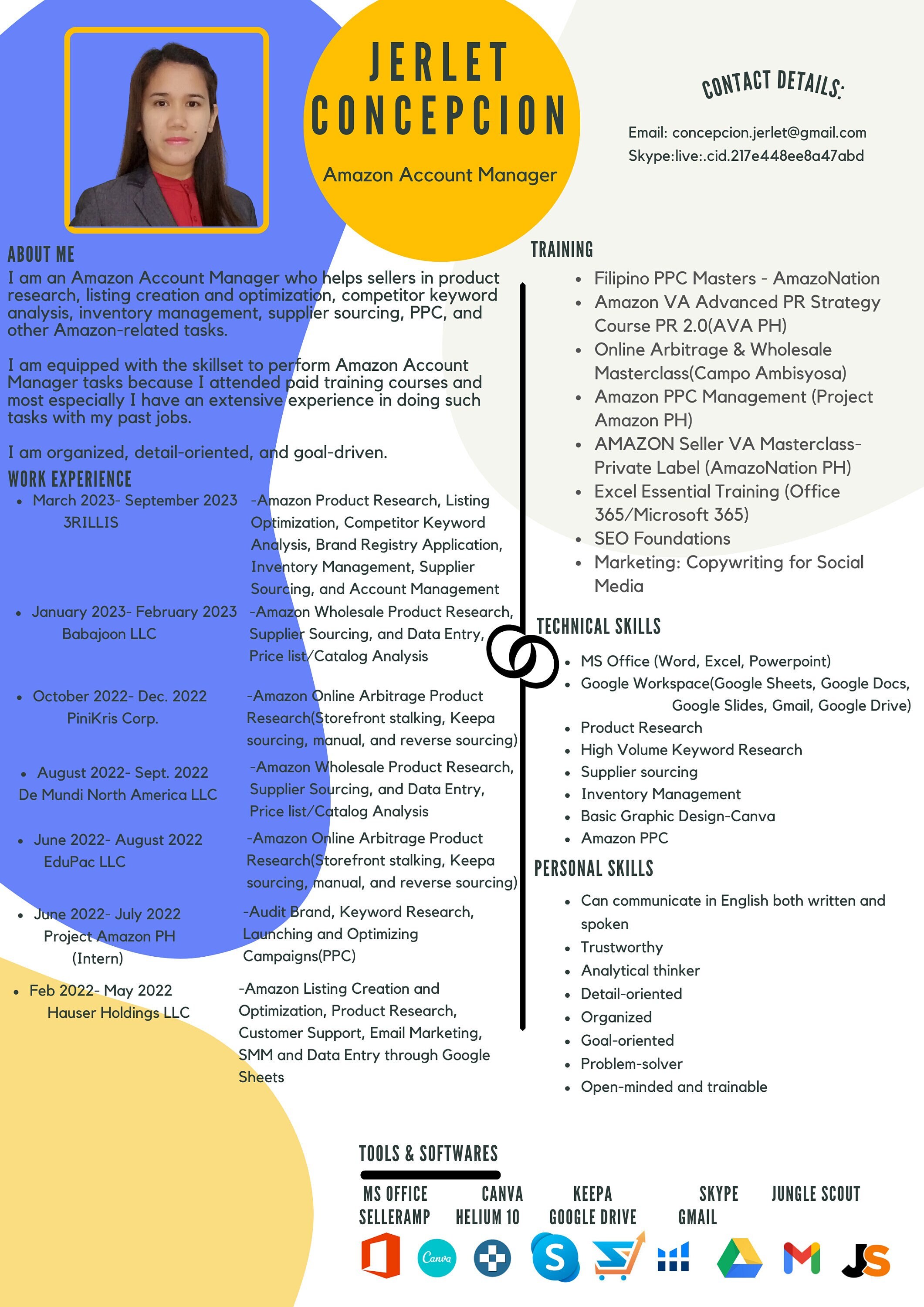 Professional Digital Resume Template - Etsy