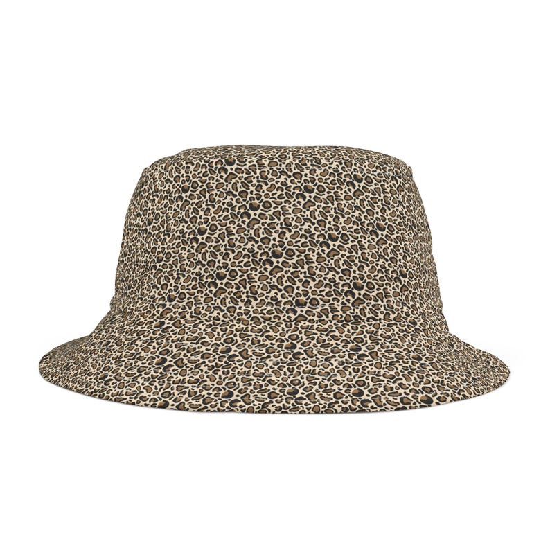 Cheetah Print Bucket Hat - Jungle Safari Animal Print Beach Cap, Summer ...
