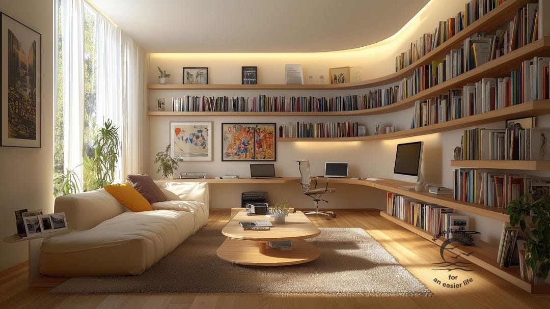 Minimalist Office Zoom Background | Zoom Background | Home Office ...