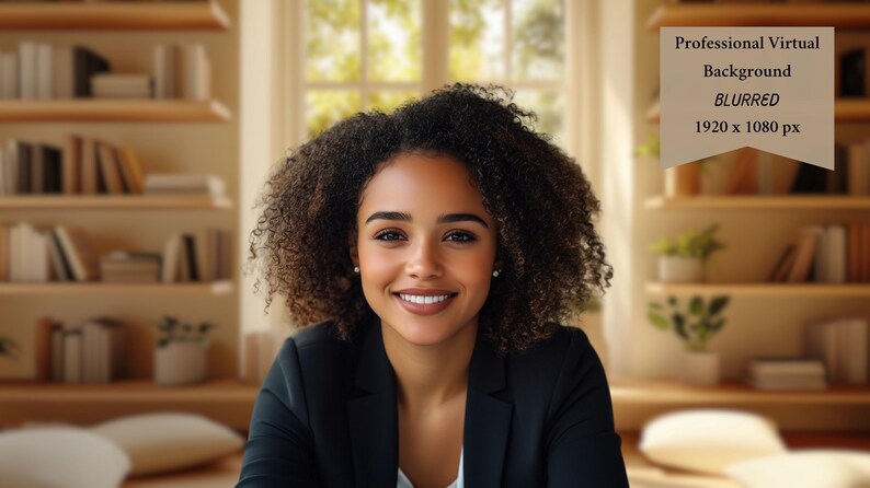 Cozy Reading Nook Virtual Background for Zoom | Professional MS Teams ...