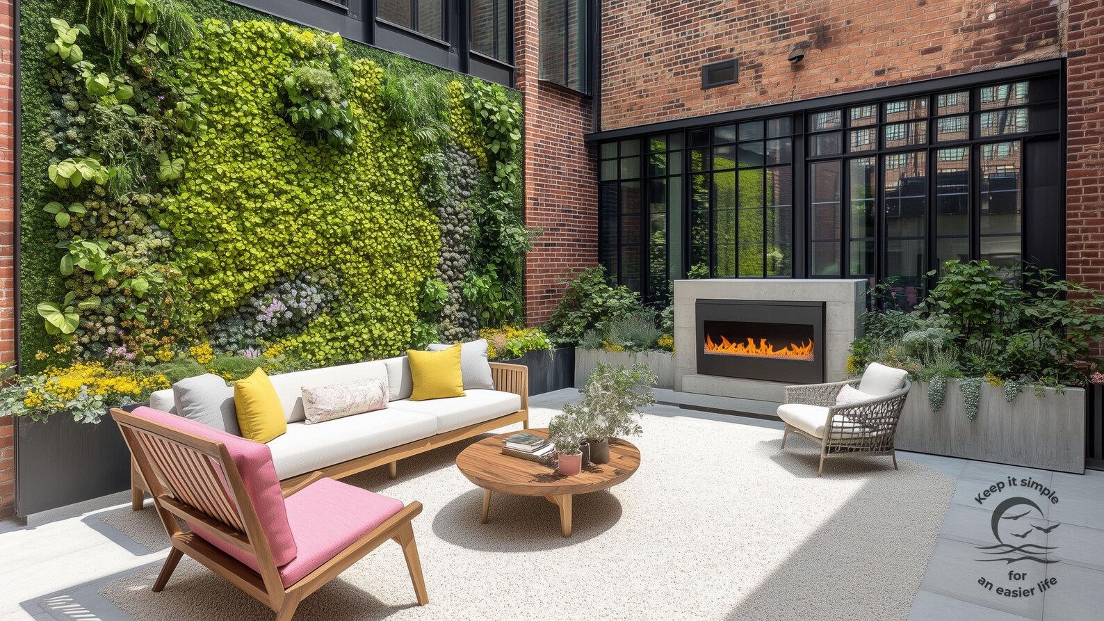 Outdoor Office Zoom Background, Outdoor Patio Background, Home Office ...