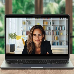 Home Office Zoom Background, Zoom Background Home Office, Home Office ...