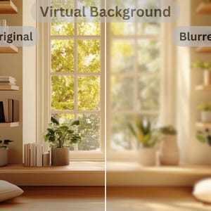 Cozy Reading Nook Virtual Background for Zoom | Professional MS Teams ...