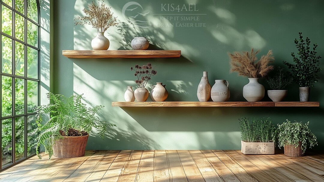 Minimalist Green Virtual Background for Zoom | Professional MS Teams ...