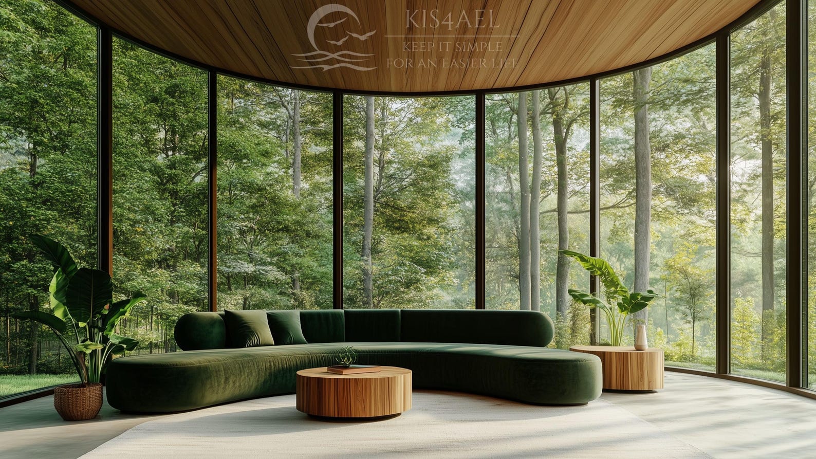 Forest-inspired Virtual Background for Zoom, MS Teams, Webex, Skype ...