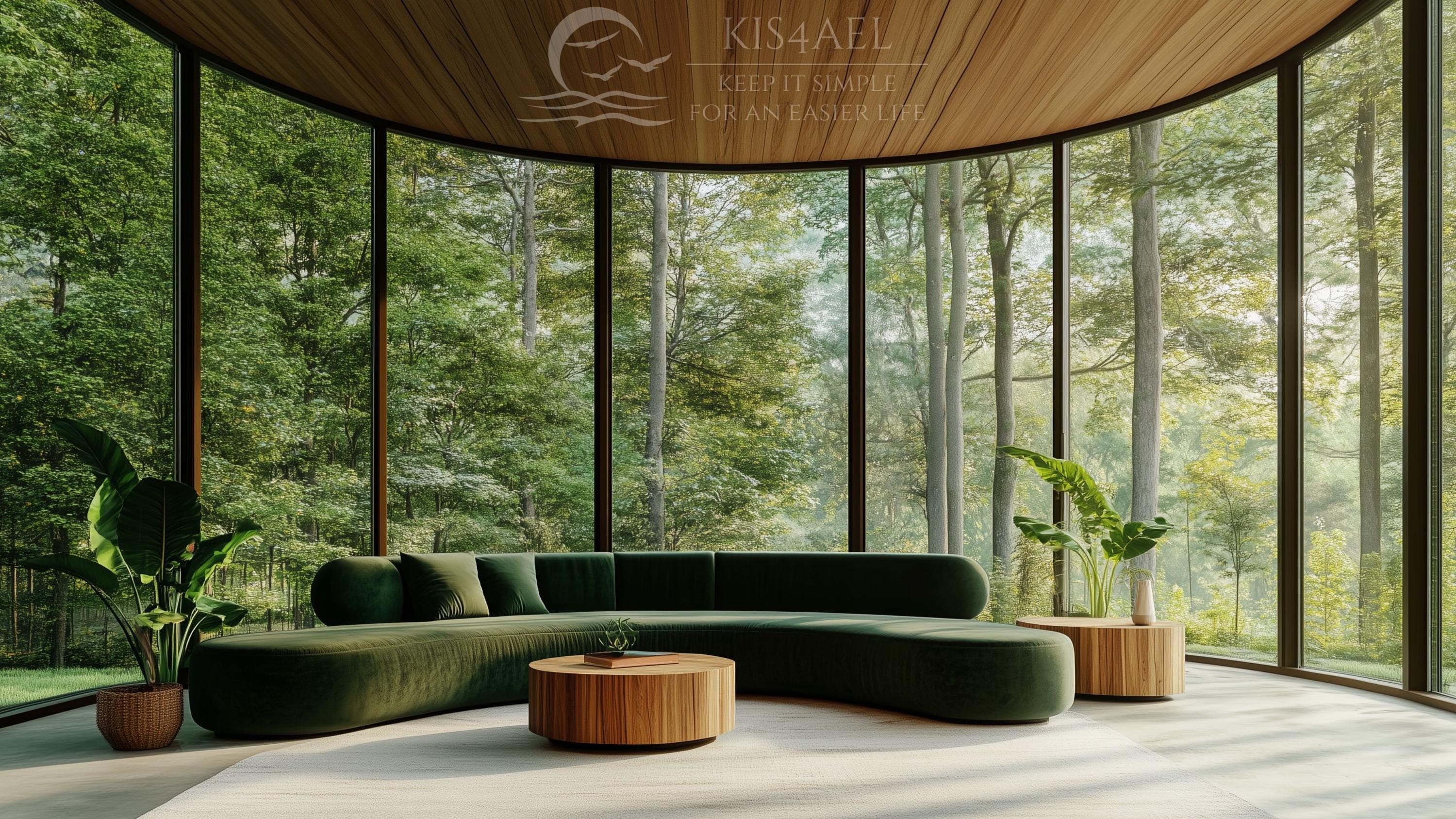 Forest-inspired Virtual Background for Zoom, MS Teams, Webex, Skype ...