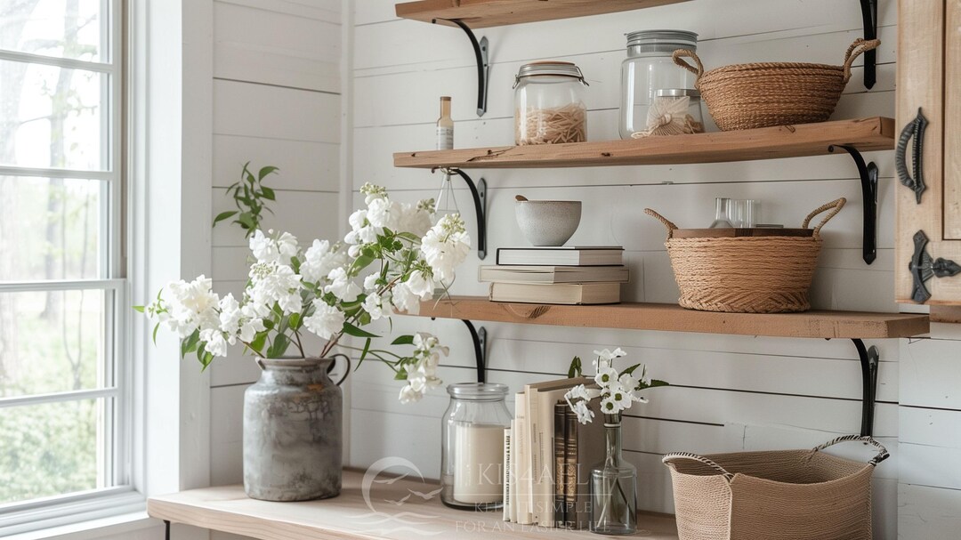 Modern Farmhouse Virtual Background for Zoom | Professional MS Teams ...