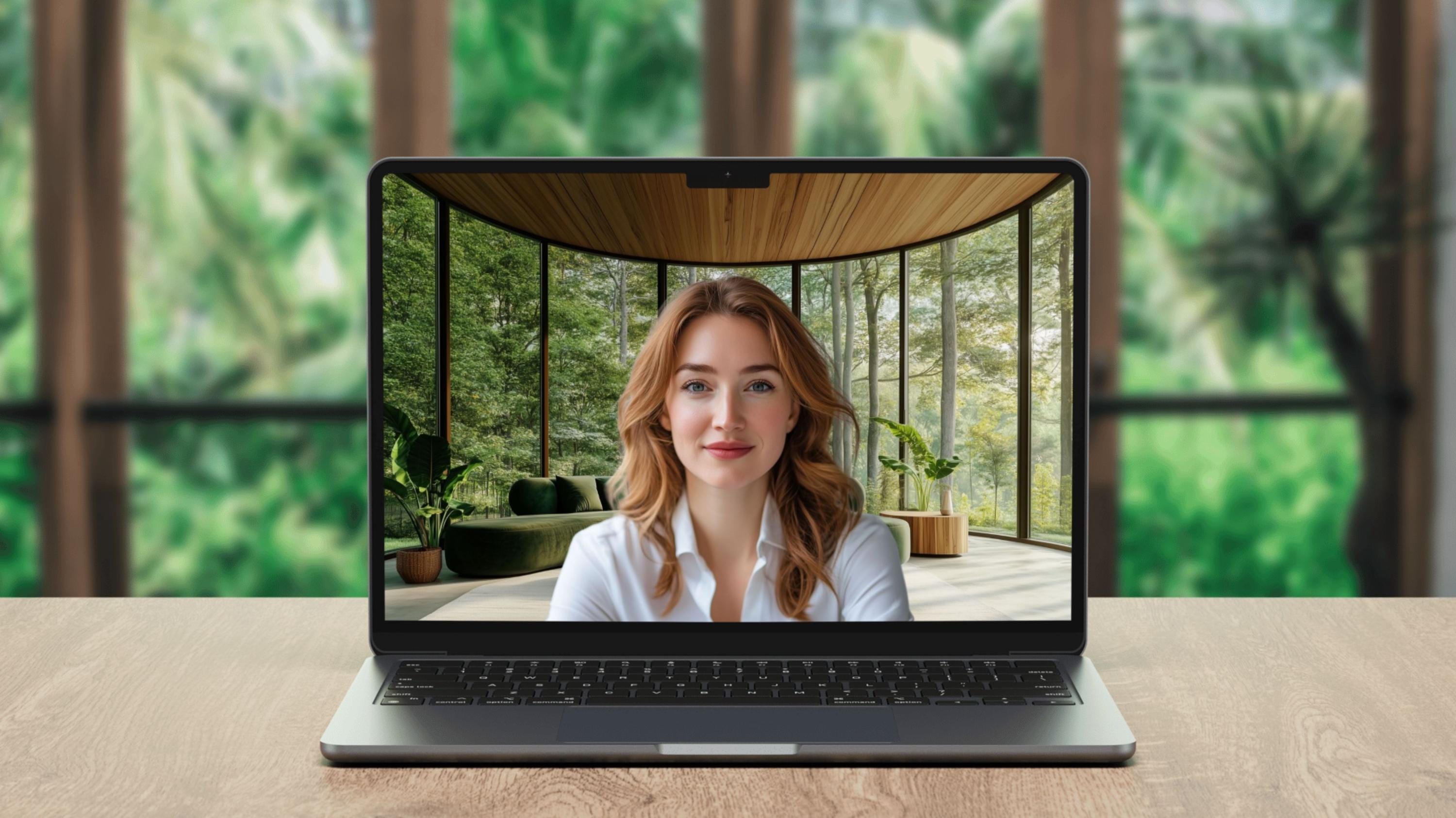 Forest-inspired Virtual Background for Zoom, MS Teams, Webex, Skype ...