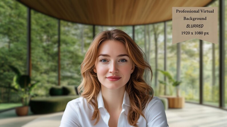Forest-inspired Virtual Background for Zoom, MS Teams, Webex, Skype ...