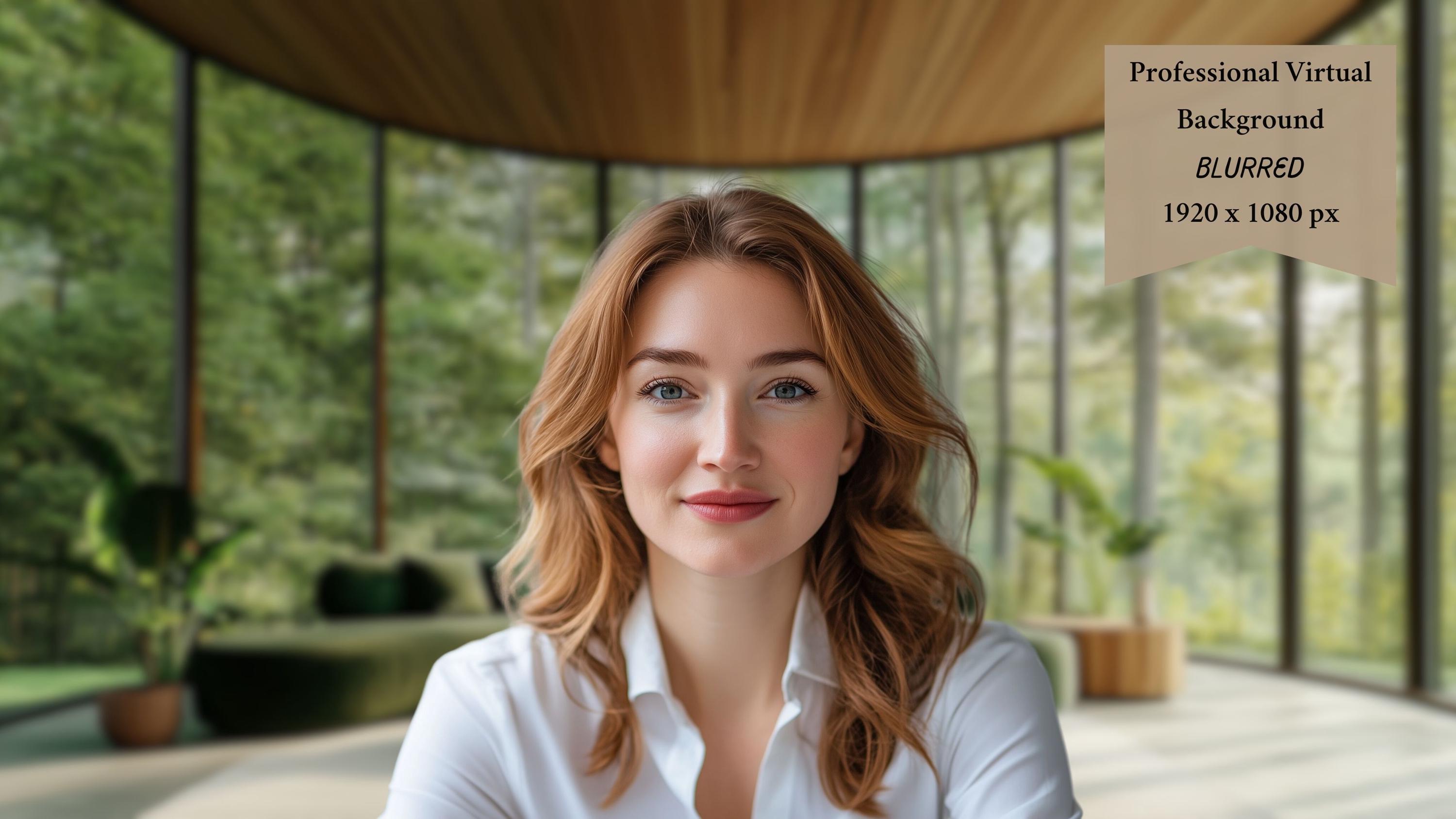 Forest-inspired Virtual Background for Zoom, MS Teams, Webex, Skype ...