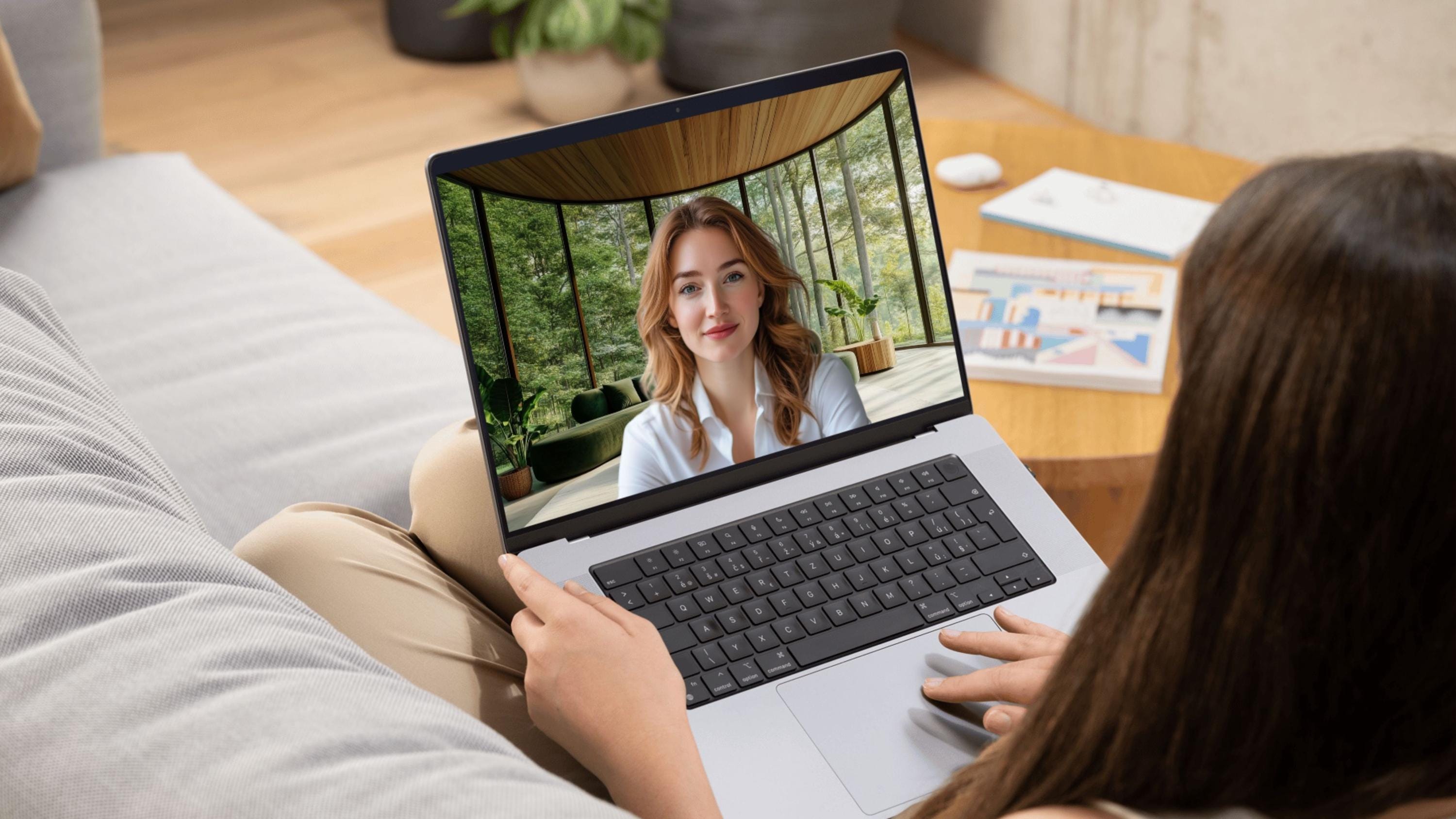 Forest-inspired Virtual Background for Zoom, MS Teams, Webex, Skype ...