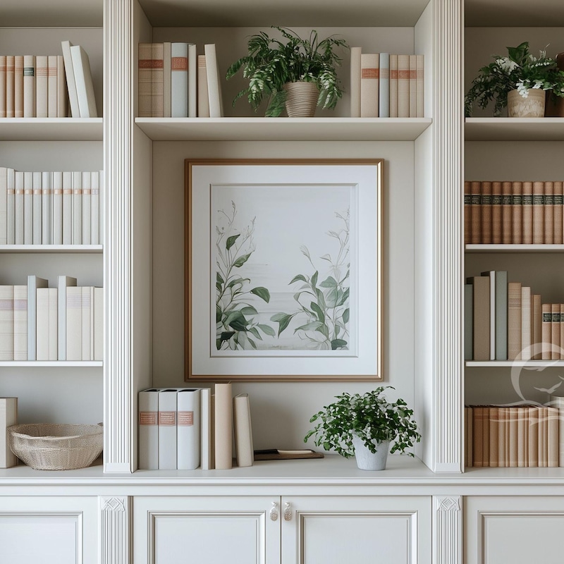 Microsoft Teams Background Bookshelf - Etsy