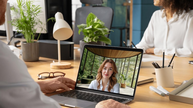 Forest-inspired Virtual Background for Zoom, MS Teams, Webex, Skype ...