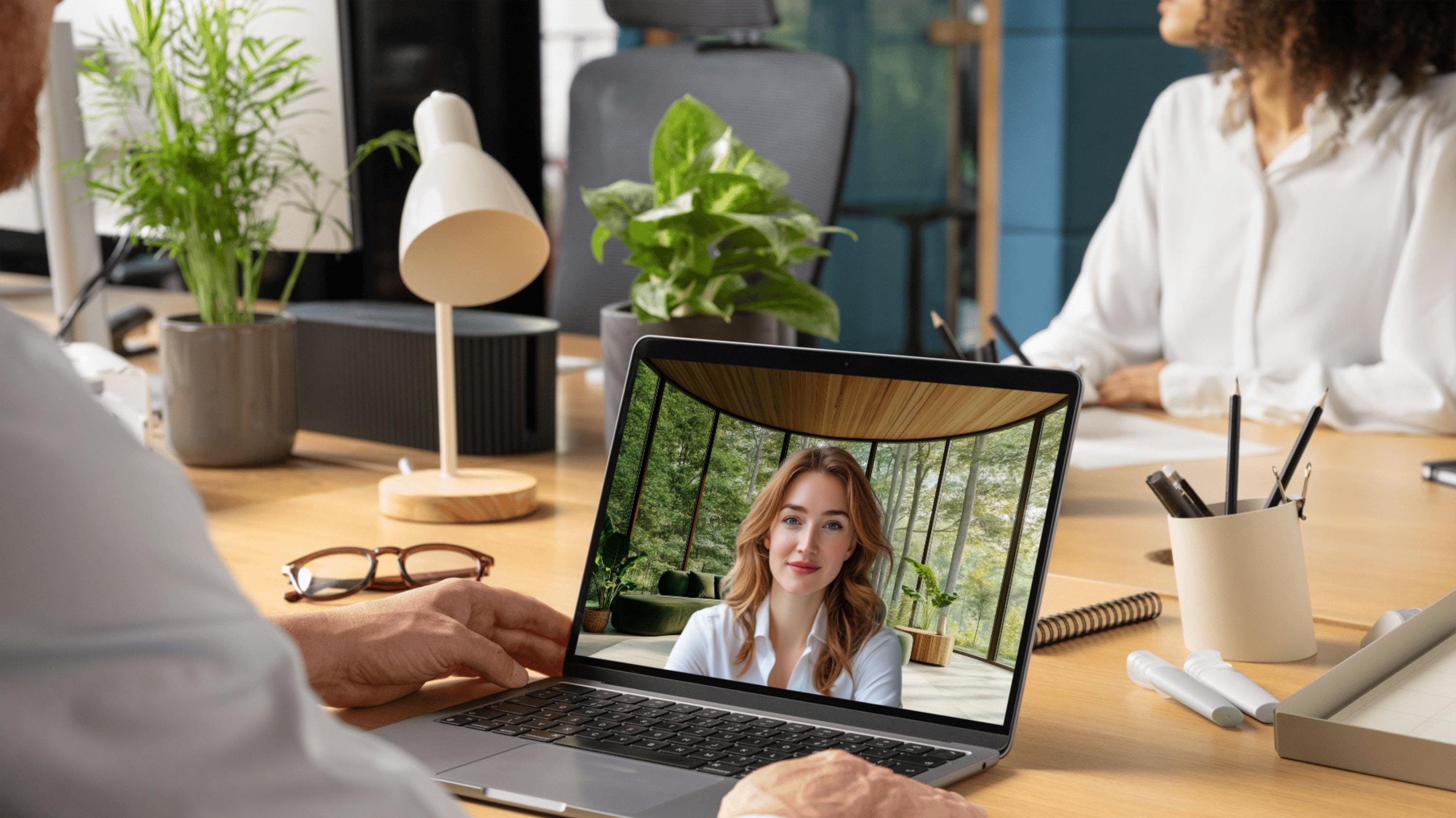 Forest-inspired Virtual Background for Zoom, MS Teams, Webex, Skype ...